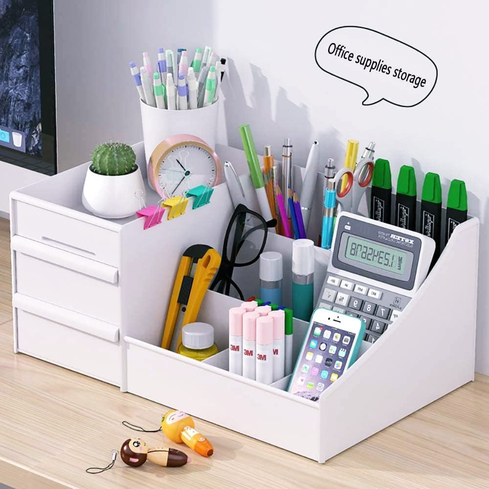 BHAVYAM desktop organizer for office table stationary multifunctional ...