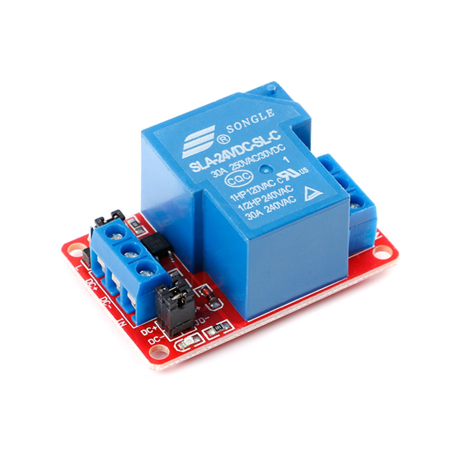 Snapklik.com : 24V 30A Relay Module, 1 Channel, Optocoupler Isolation ...