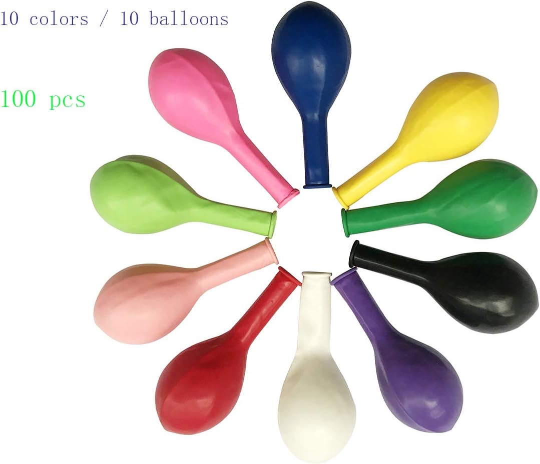 Amazon.com: Party Balloons Assorted Colored for Party Birthday ...