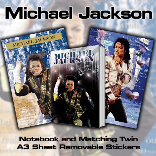Amazon.in: Buy Michael Jackson Notebook and Giant Sticker Pack Book ...