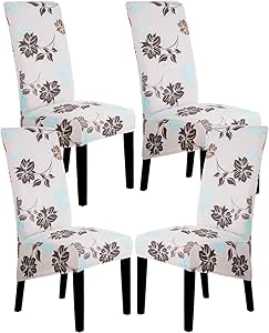 Amazon.com: 4 Pack Extra Large Chair Covers, Big Dining Chair Cover XL ...
