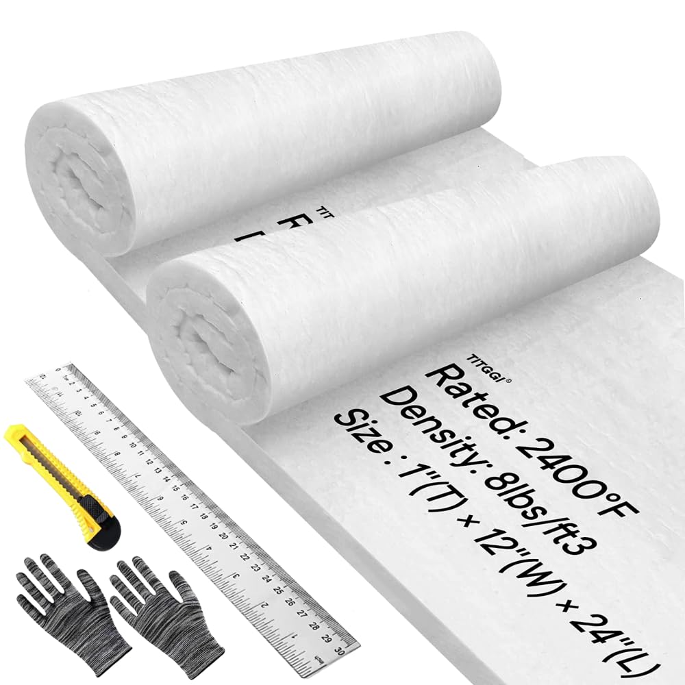 Snapklik.com : TITGGI 2 Pieces Kaowool Fireproof Ceramic Fiber ...