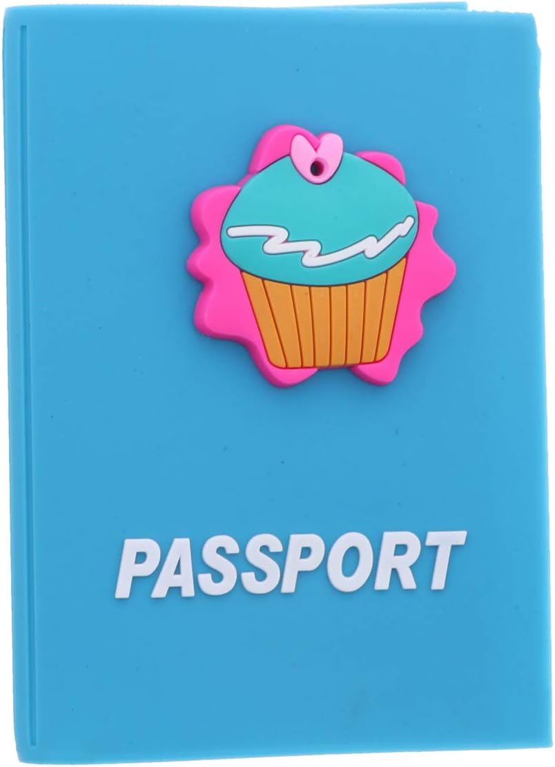 Amazon.com | Kids Silicone Passport Holder Travel Gifts - Cupcake ...
