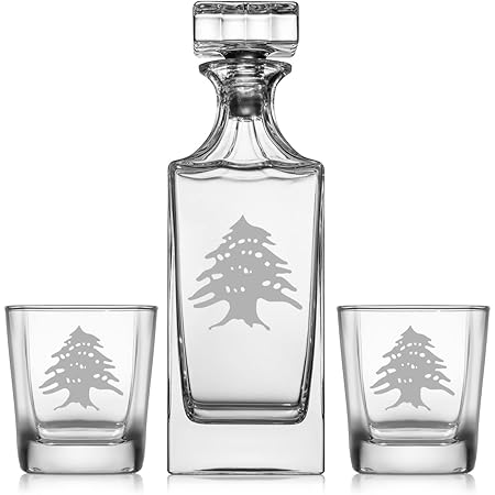 Amazon.com | Whiskey Decanter Gift Set With 2 Whiskey Old Fashioned ...