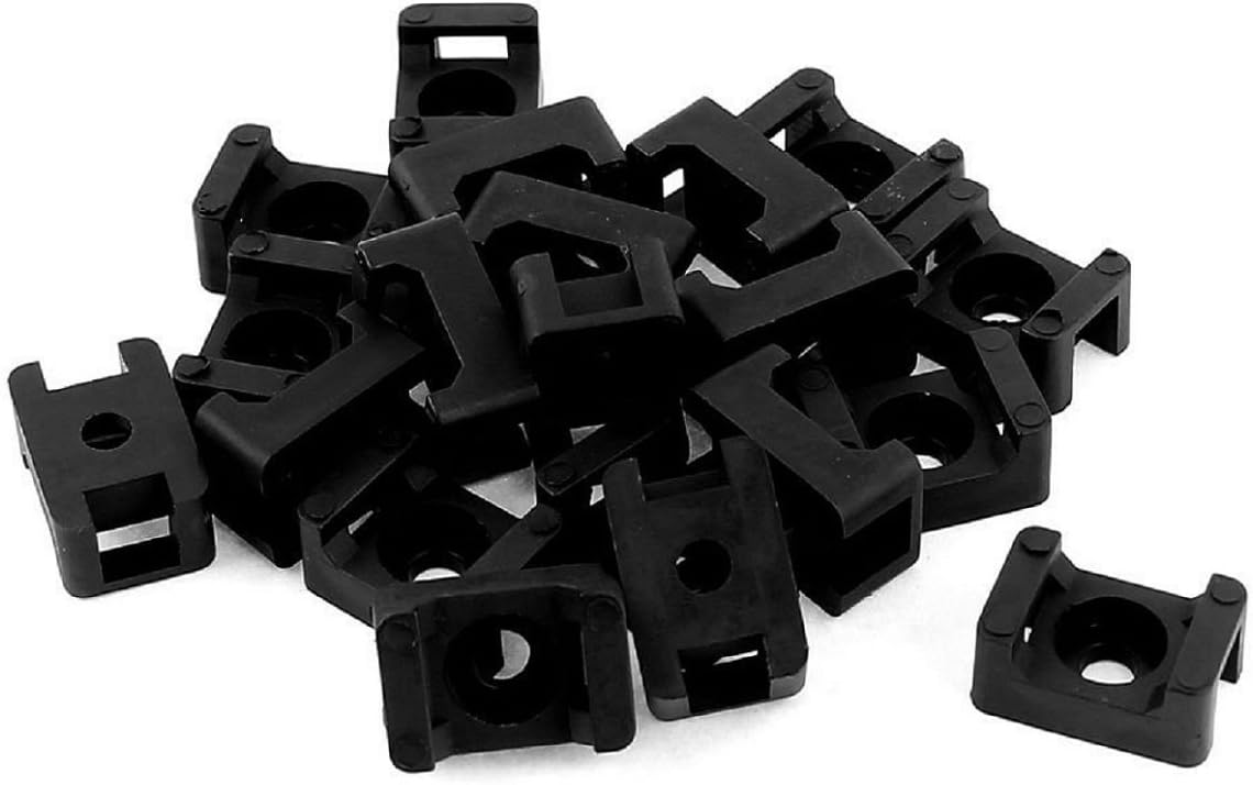 50x Cable Tie Cradle Cable Tie Base Zip Tie Wrap Saddle Clip Holder ...