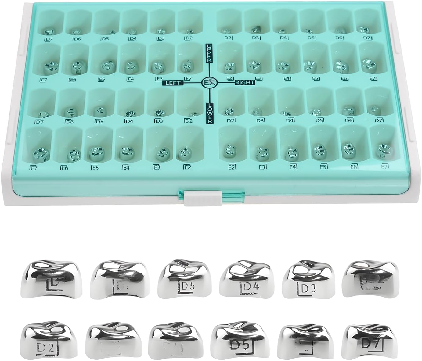 Amazon.com: Prótesis para niños coronas para niños, corona de metal ...