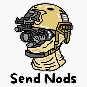 Amazon.com - Send nods Helmet Graphic Window Bumper Sticker Decal 5"