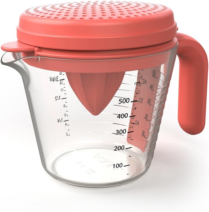 Amazon.com: Venn Kitchen Measuring Jug Set with Strainer, Egg Separator ...