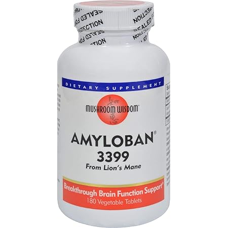 Amazon.com: Mushroom Wisdom Amyloban 3399 - 180 Tablets : Health ...