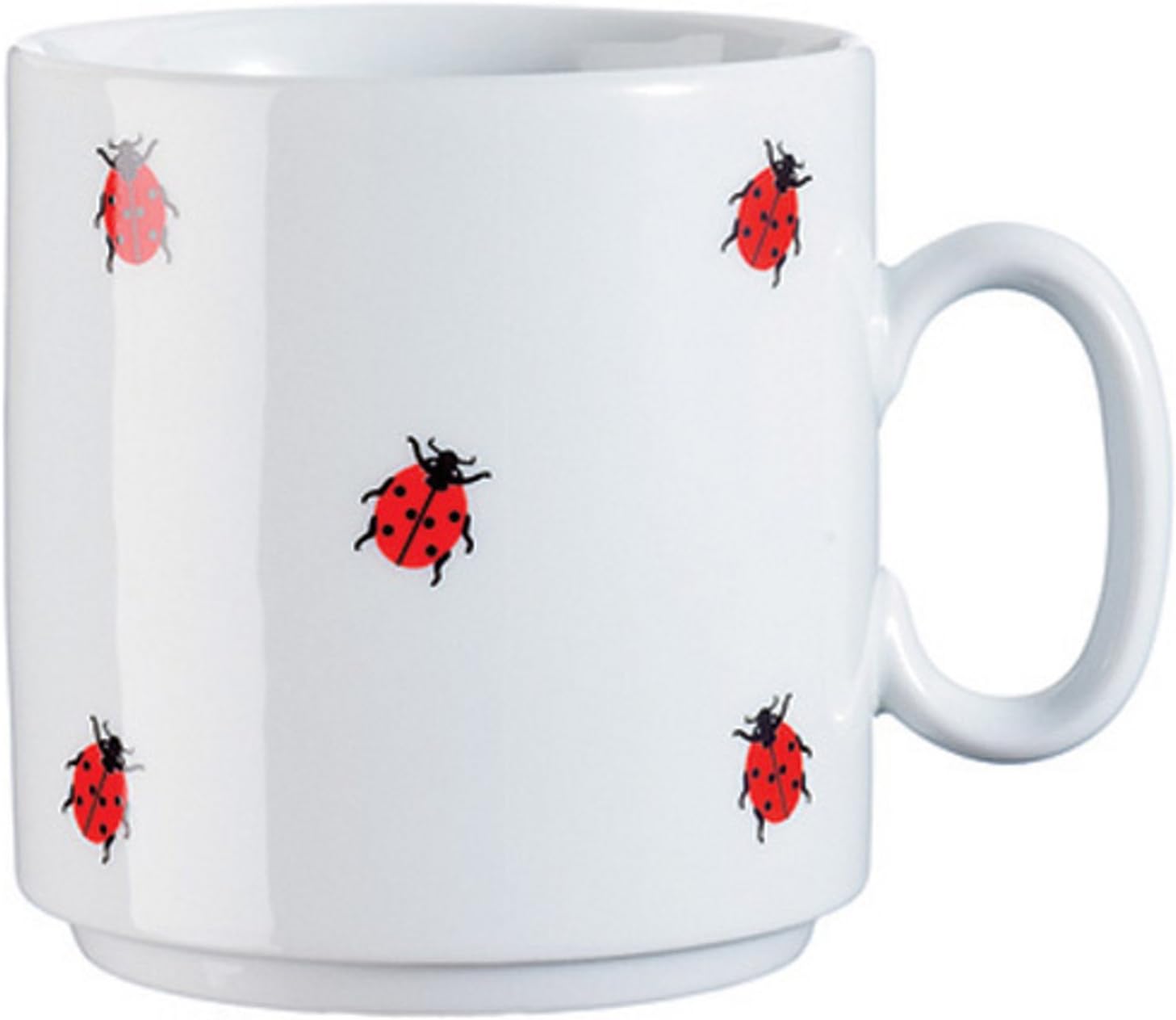 Amazon.com | Original Delicacies Ladybird Cup with Handle: Coffee Cups ...