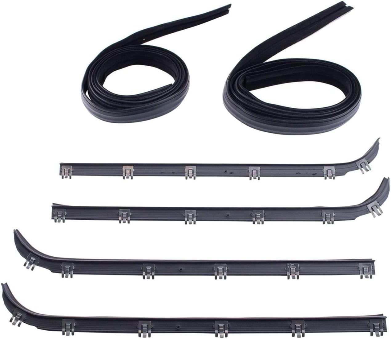 Amazon.com: ERISTJ Door Window Belt Weatherstrip Kit 6 Piece for Ford ...