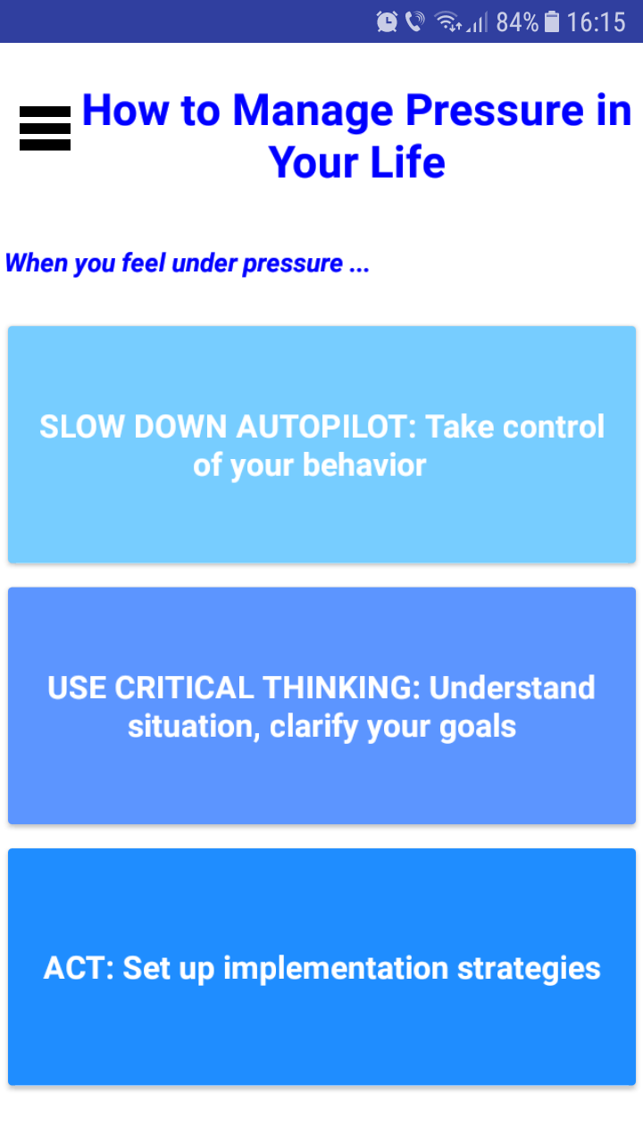 Manage Pressure - App on Amazon Appstore