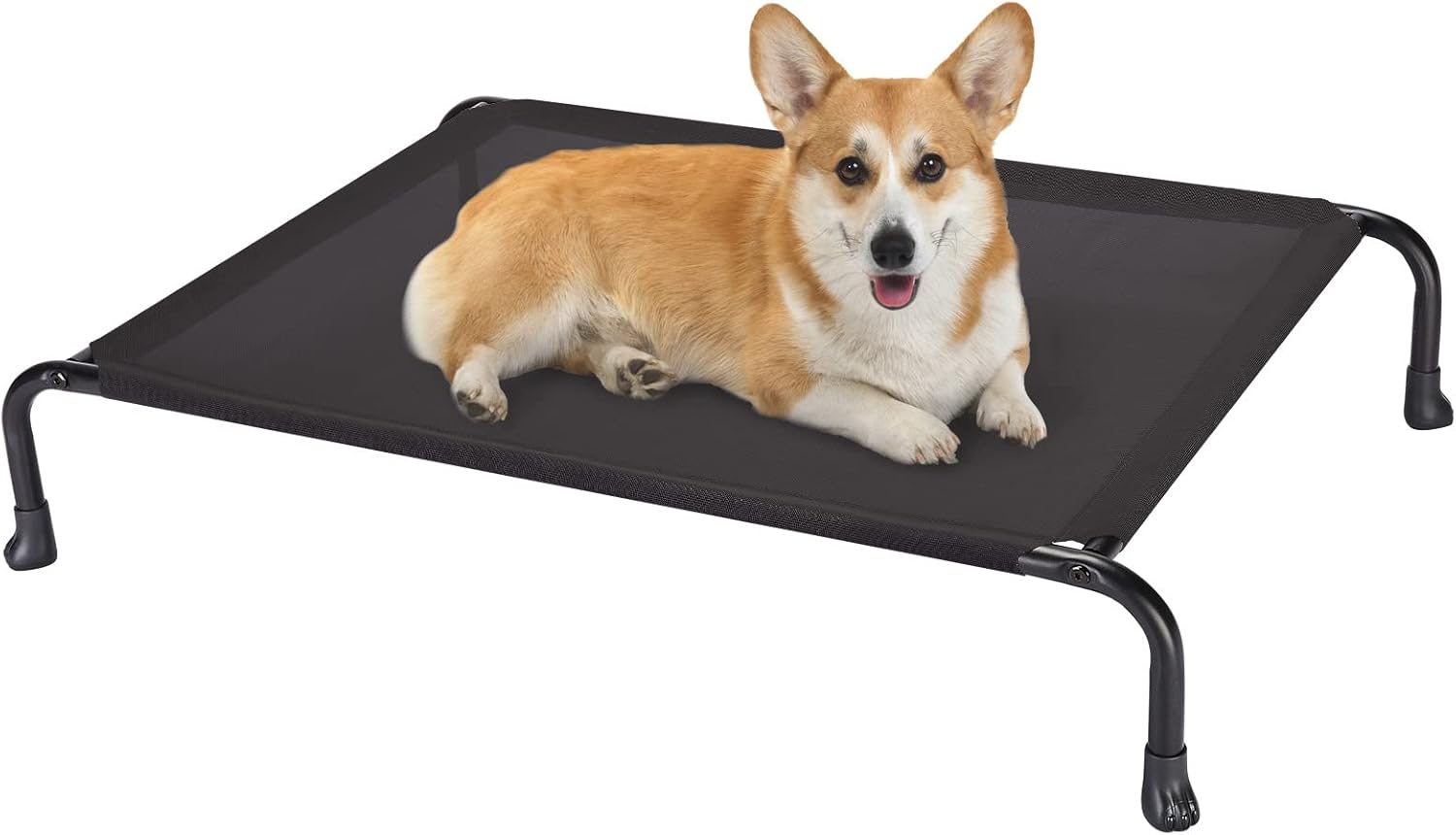 Amazon.com : Veehoo Outdoor Elevated Dog Bed, Cooling Raised Dog Cots ...