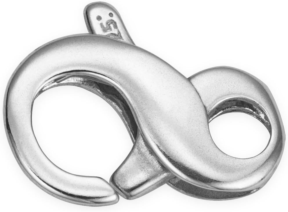 Amazon.com: 2 Pieces Sterling Silver Extra Large Infinity Clasps 12X19.7 mm