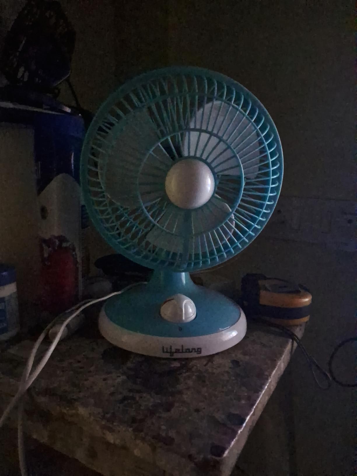 Buy Lifelong 150mm Table Fan High Speed for Home with LED Light ...