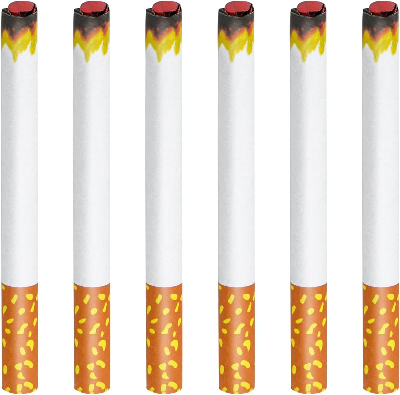 6Pcs Fake Puff Cigarettes, Realistic Looking Fake Stage Puff Cigarettes ...
