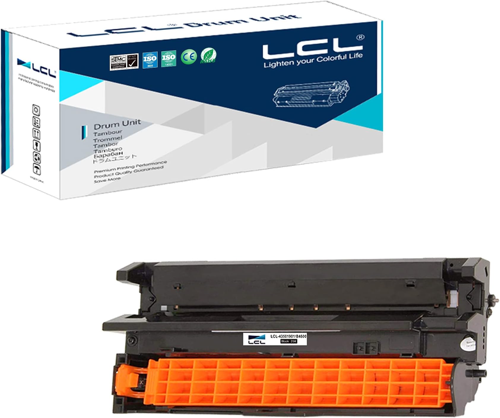 Amazon.com: OKI 43502301 Black Toner Cartridge 2-Pack for B4400, B4500 ...