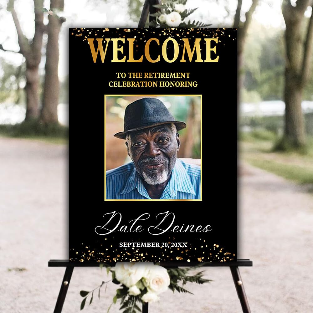 Amazon.com : Personalized Retirement Welcome Sign, Retirement ...