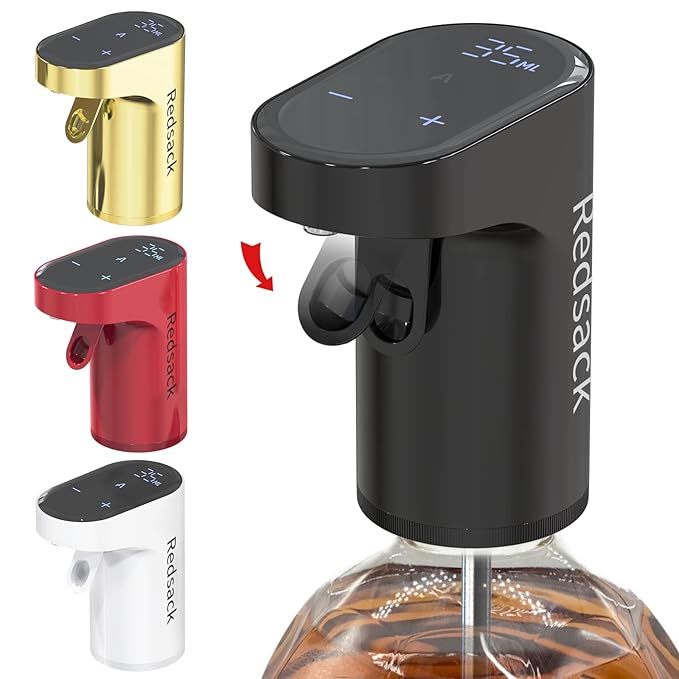 Redsack Whiskey Pump Dispenser, Liquor Pump, Quantitative Adjustable ...