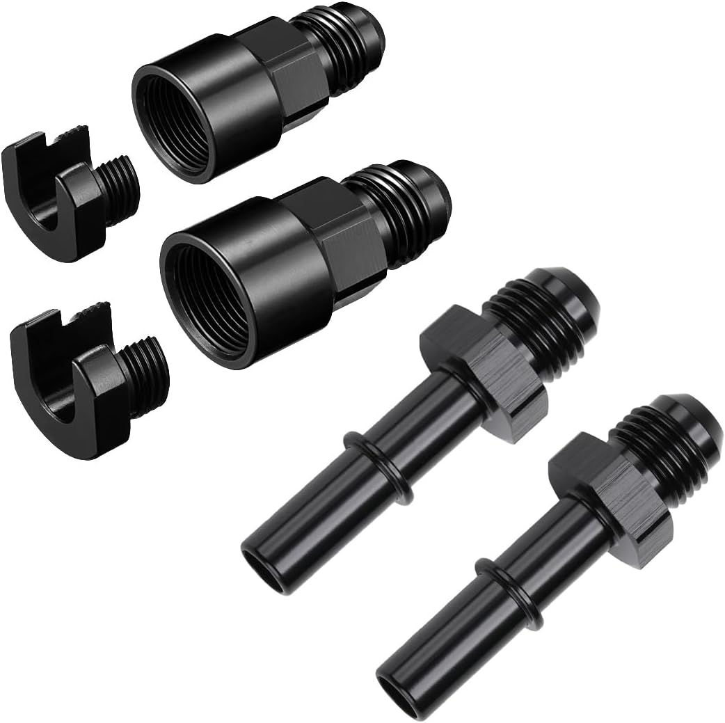 Amazon.com: Baieasy 6AN Male to 3/8" SAE Quick Disconnect Male Push On EFI Fitting Adapter 6AN ...