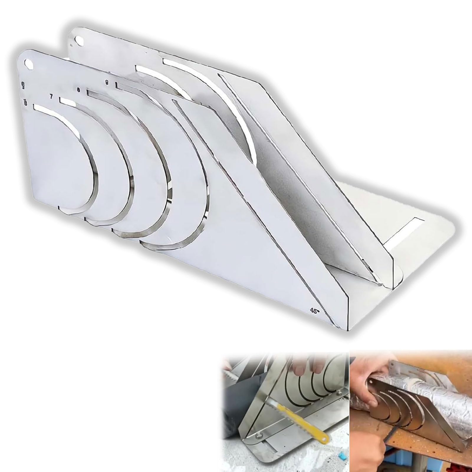 Amazon.com: ROPTINK Precision 45° Rubber Insulation Pipe Cutter ...