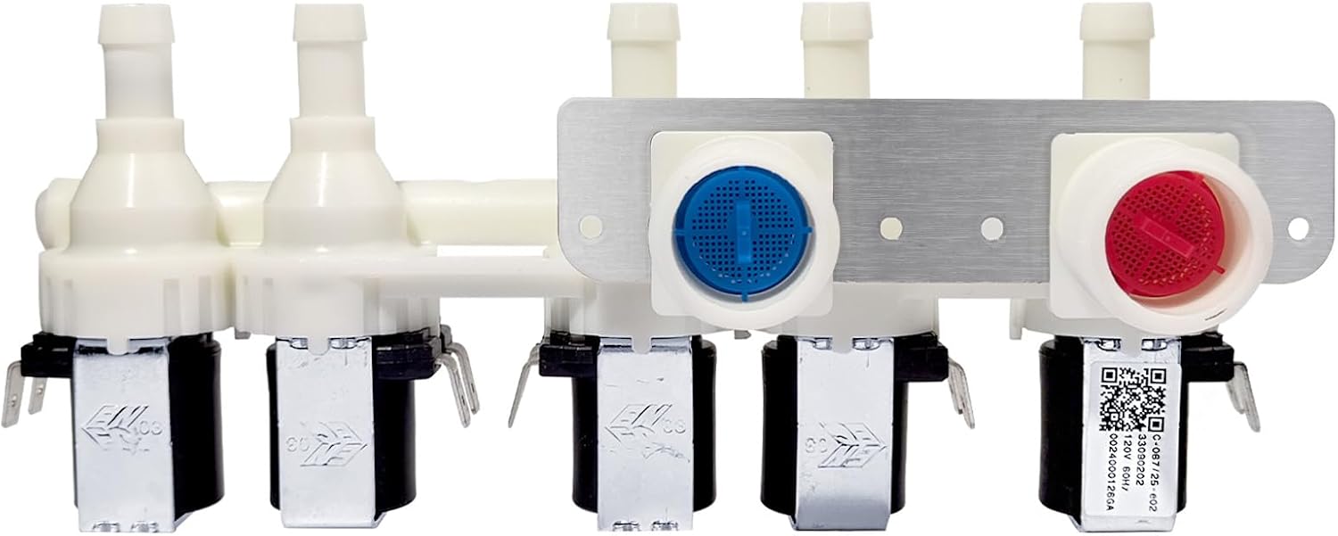 Amazon.com: WH23X29553 Washing Machine Water Inlet Valve, compatible ...