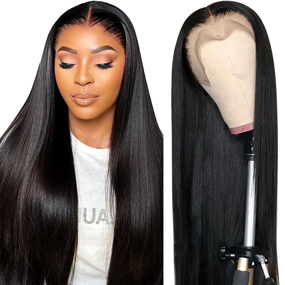 Amazon.com : CUTE BEIN 250% Density 13x6 HD Transparent Lace Front Wigs ...