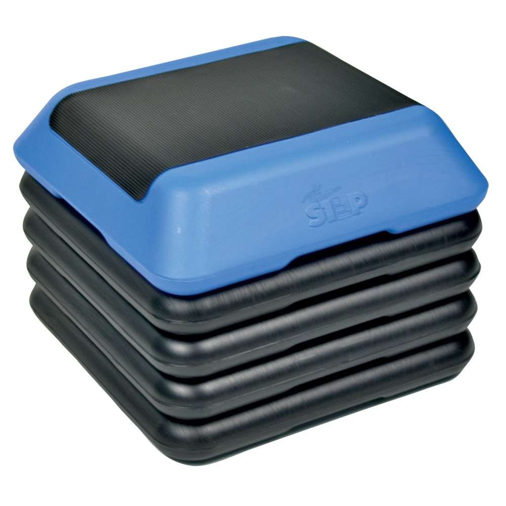 Amazon.com : The Step Adjustable High Step Aerobic Platform with 4 ...