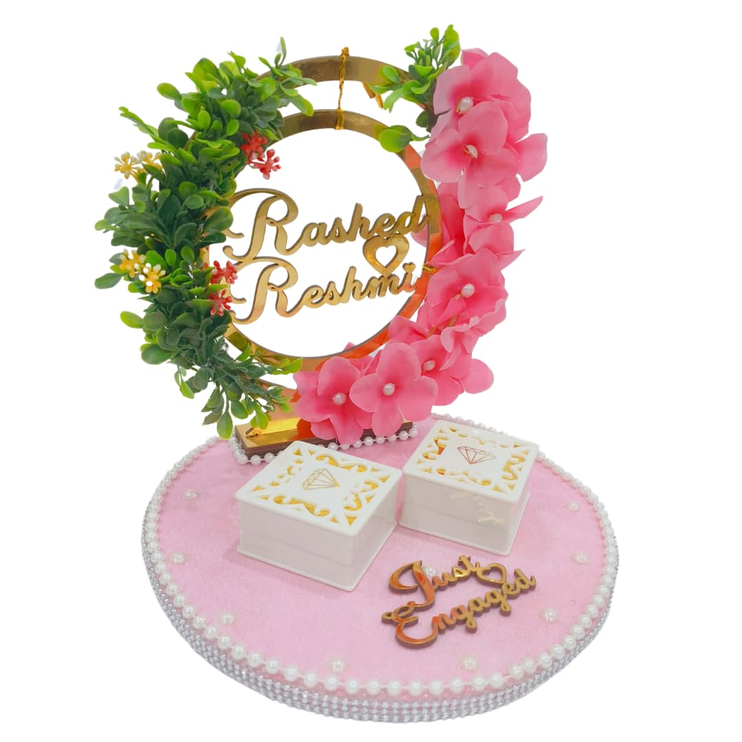Buy Unique Palette Customized Wedding Ring Platter | Wedding Ring ...