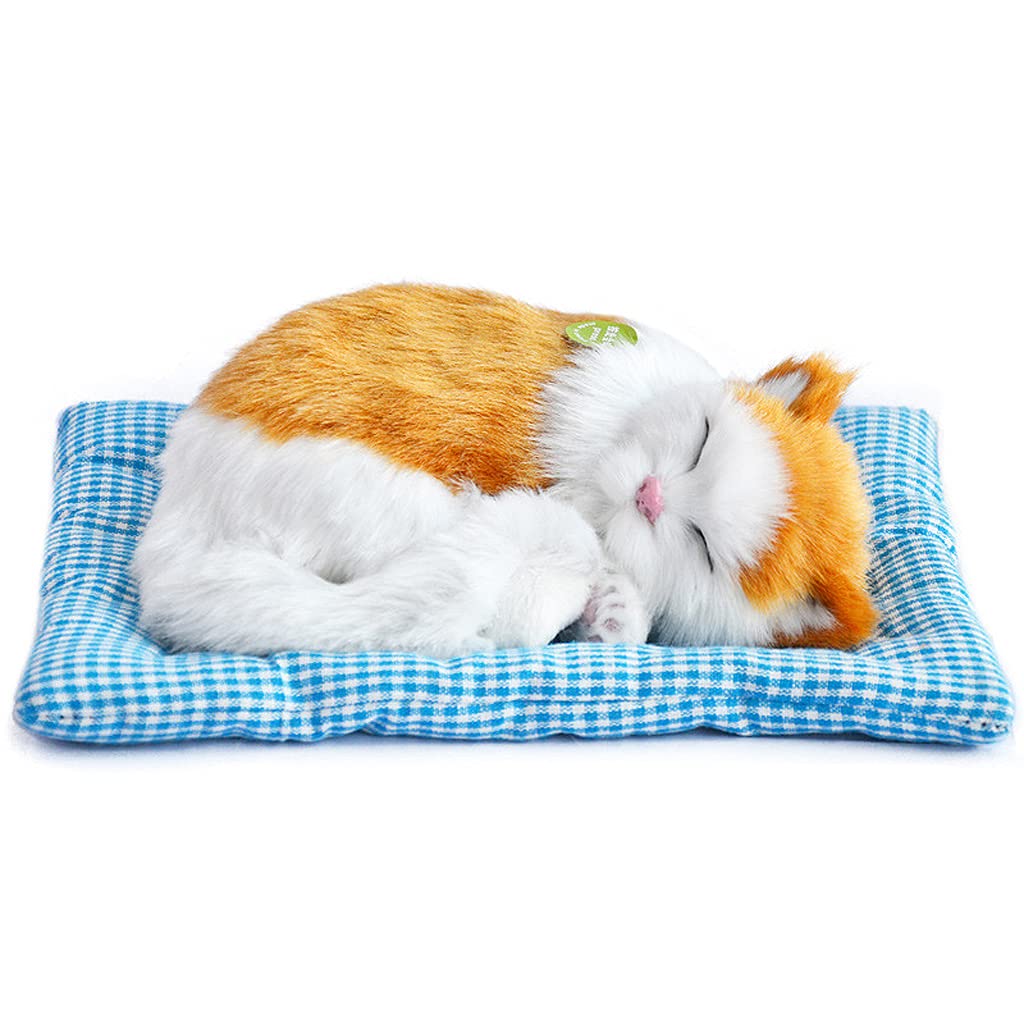 PATPAT® Sleeping Cat Toy, Car Soft Toys, Stuffed Toys Cute Simulation ...