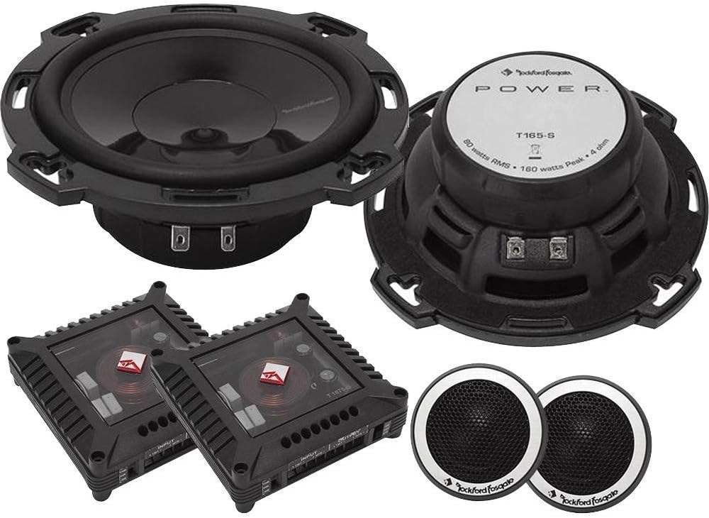 Amazon.com: Rockford Fosgate T1650-S Power 6.50" 2-Way Component ...
