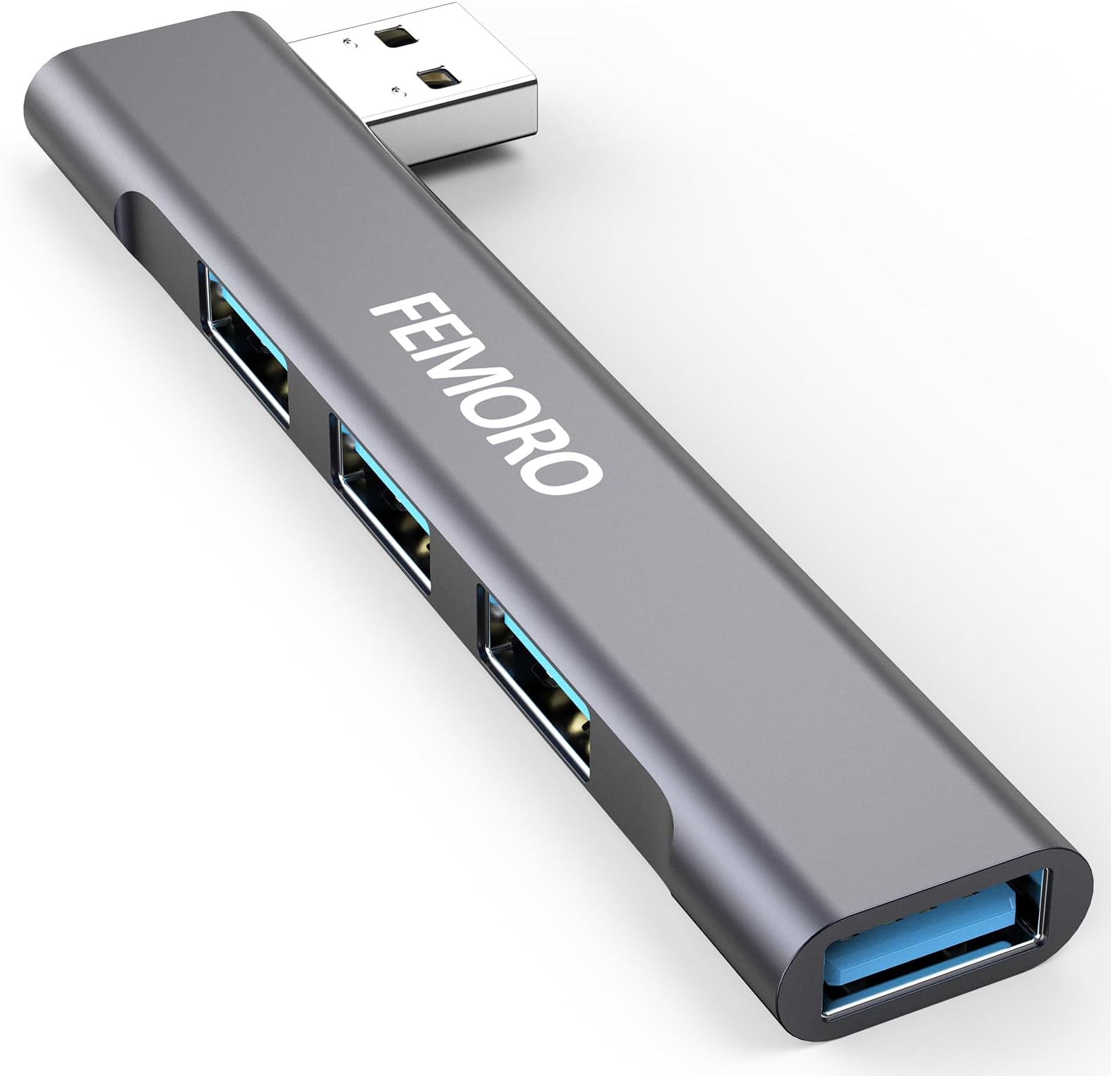 Amazon.com: USB 3.0 Hub Aluminum USB Expander 4-Ports USB Extender ...