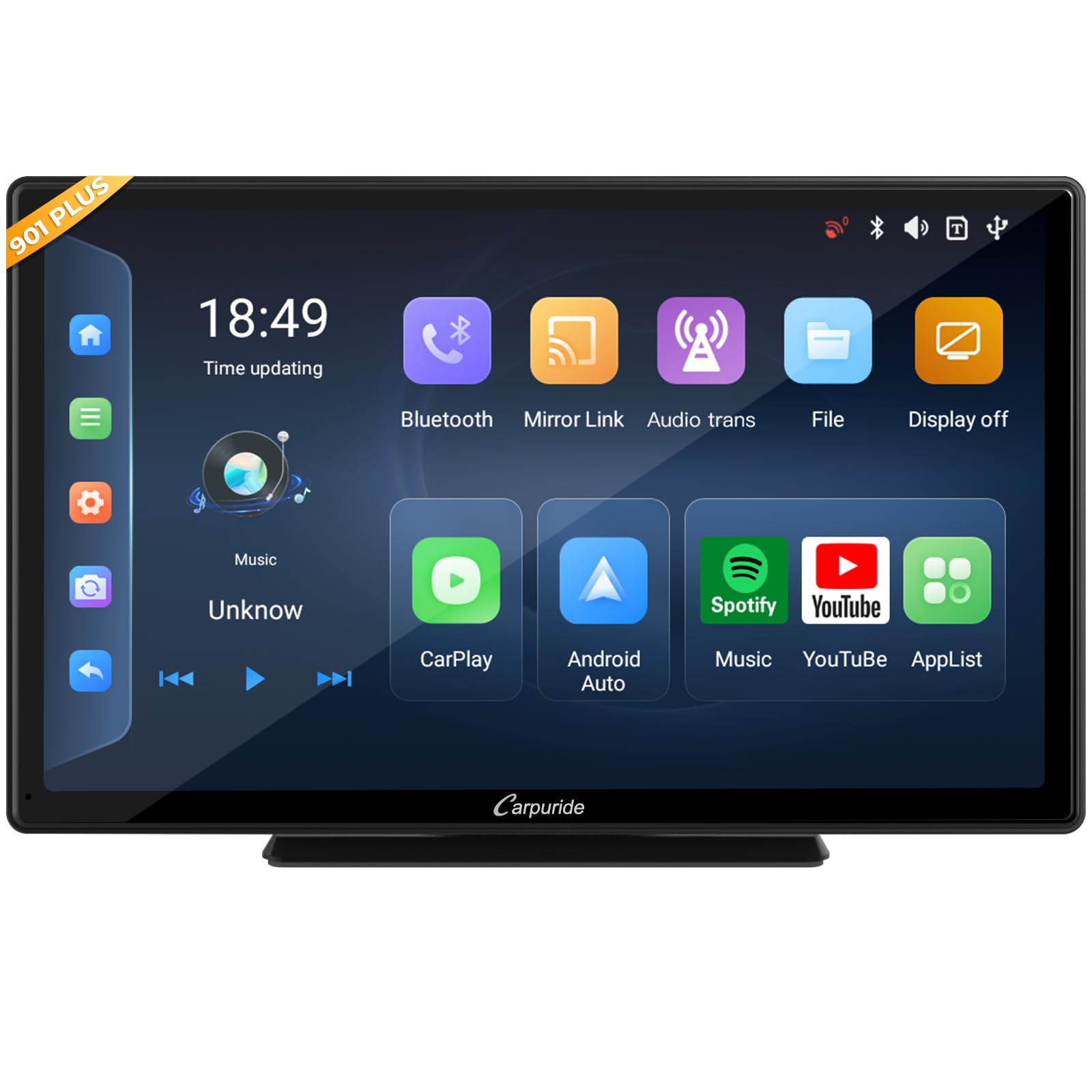 Buy 2024 CARPURIDE W901 Plus, CarPlay & Android Auto & Android 12.0 ...