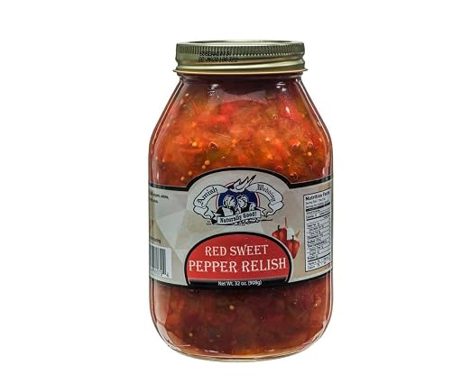 Amazon.com : Amish Wedding Red Sweet Pepper Relish 32 Ounces (Pack of 2 ...