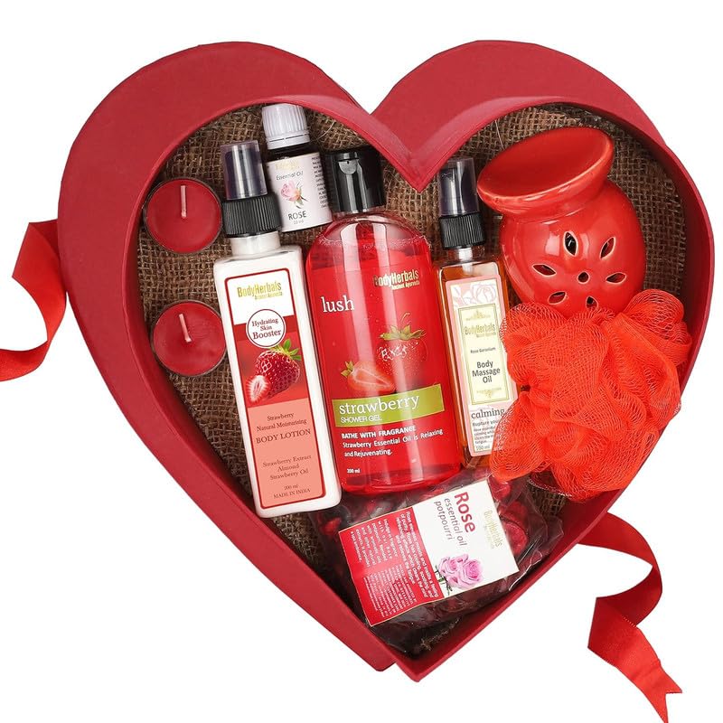 Buy BodyHerbals Luxury Bath and Body Care Spa Hamper Gift Set for Women ...