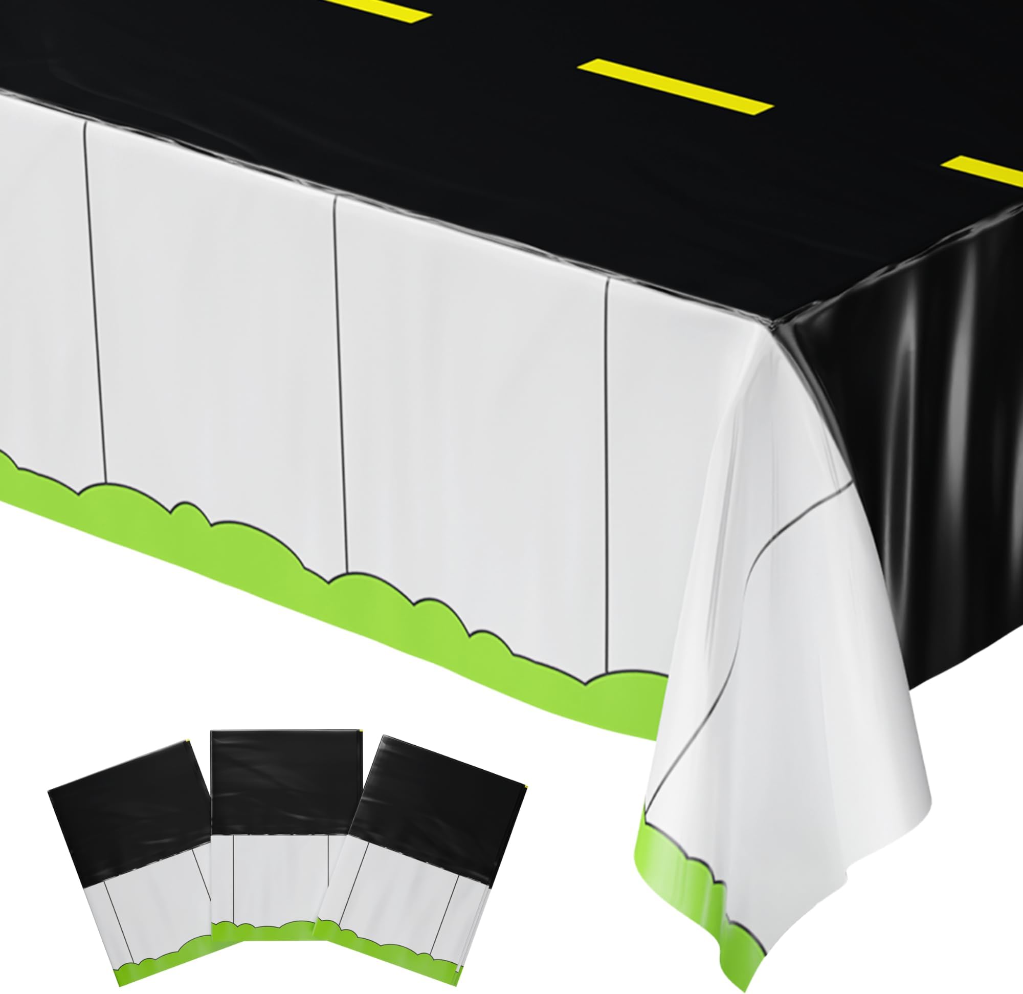 Amazon.com: Xigejob Transportation Birthday Party Tablecloth Supplies ...