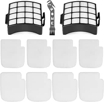 Jollsung 2 Anti Allergen Filters and 4 Foam & 4 Felt AZ3000UKT Filters ...