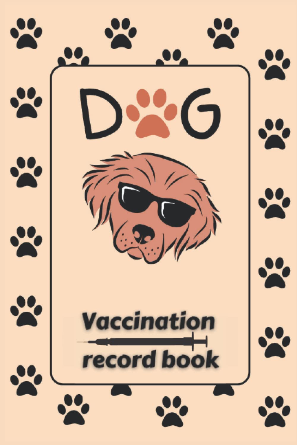 Dog Vaccination Record book: Pocket Size Pet Vaccination Log Book for ...