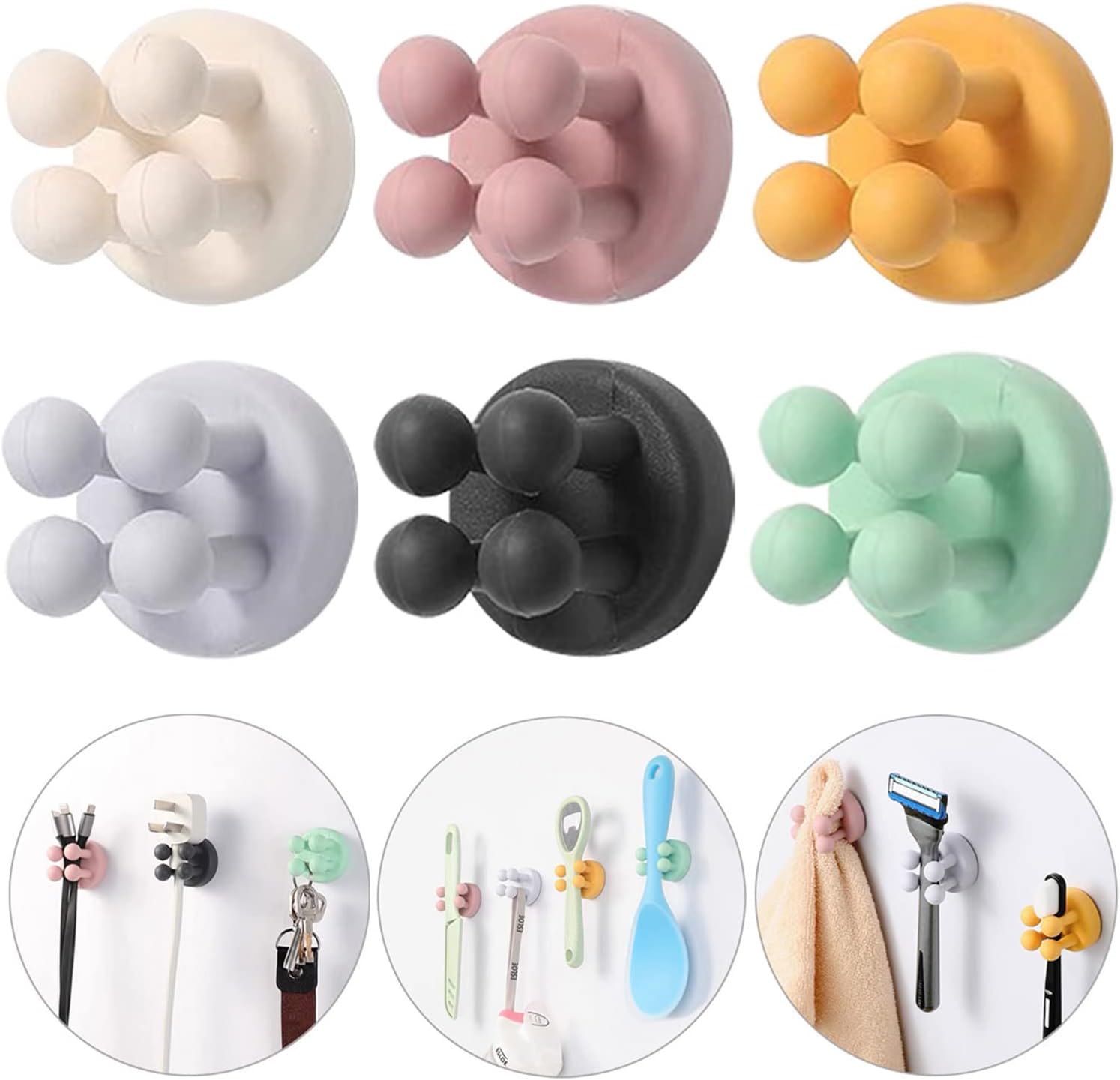 Amazon.com: Toothbrush Holder Case with Suction Cup, 3 Pcs Wall ...