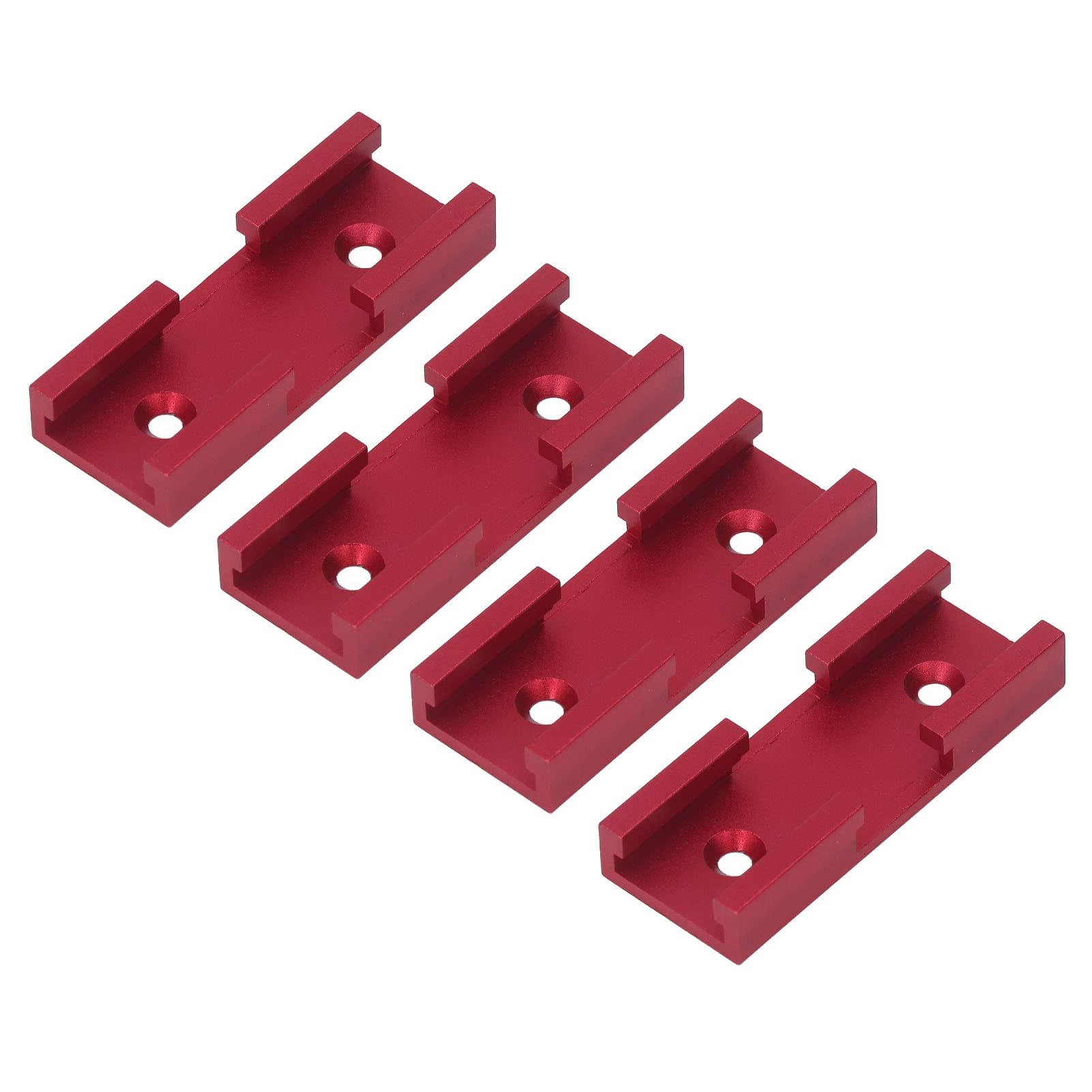 4Pcs T Track Intersection Kit, 80mm Aluminum Alloy T Track Woodworking ...