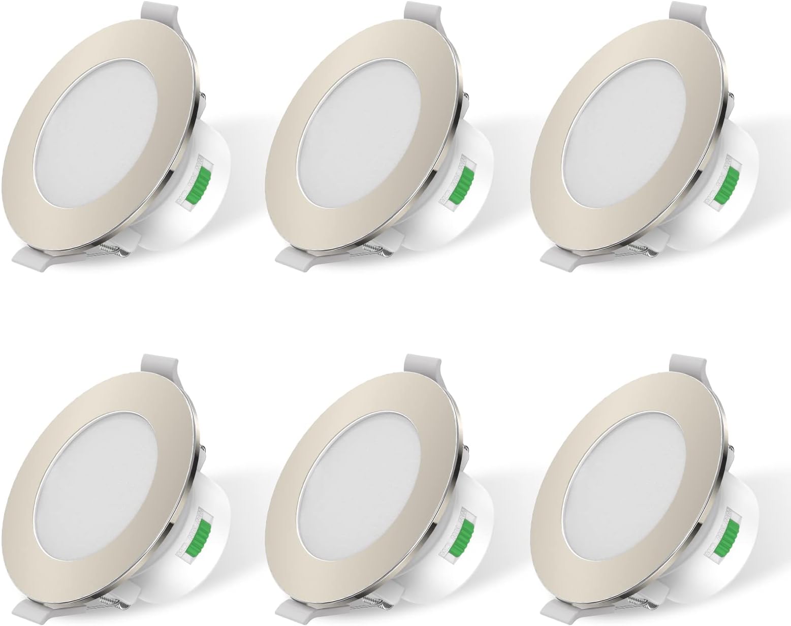 ALUSSO LED Einbaustrahler Dimmbar 230V LED Spots Groß 14W IP44 Bad ...