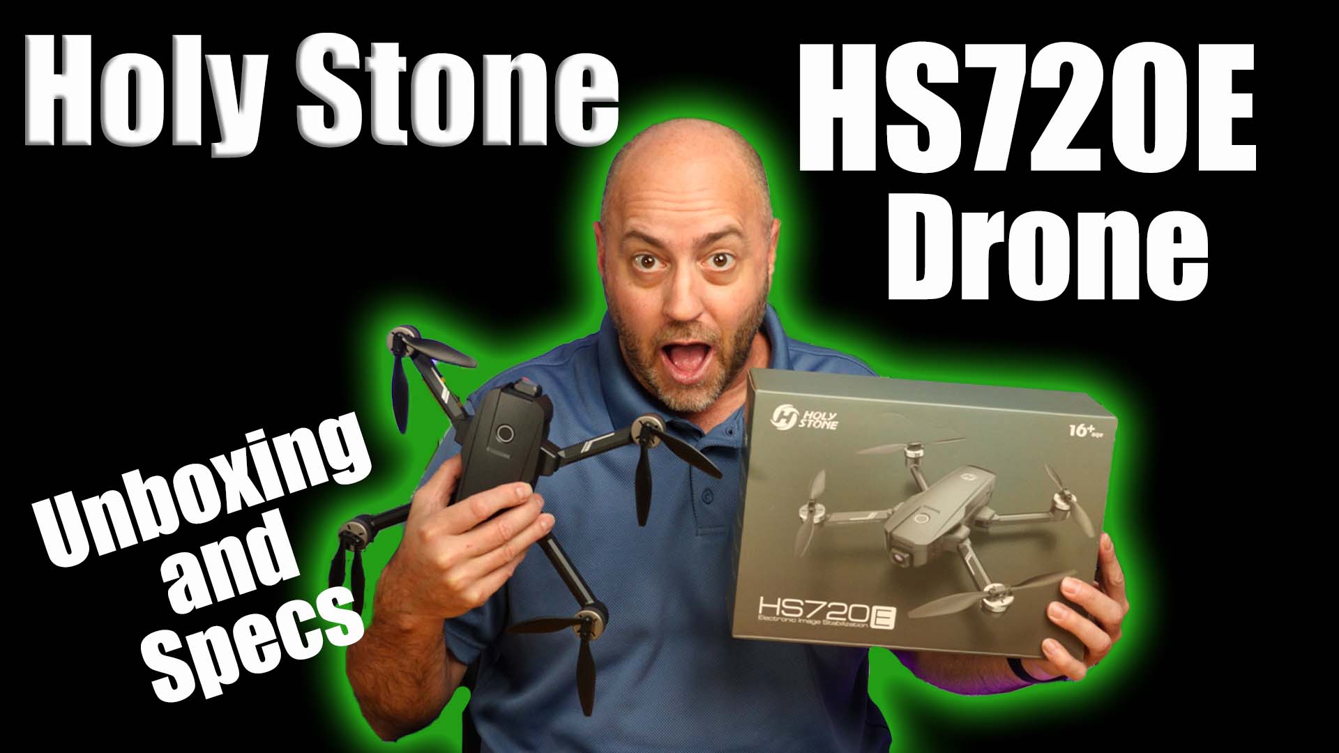 Watch Holy Stone HS720E unboxing and specs on Amazon Live