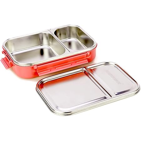 Buy Signoraware 750ml Slim Stainless Steel Lunch Box with Partition ...