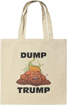 Amazon.com: GRAPHICS & MORE Dump Donald Trump with Poop Grocery Travel ...