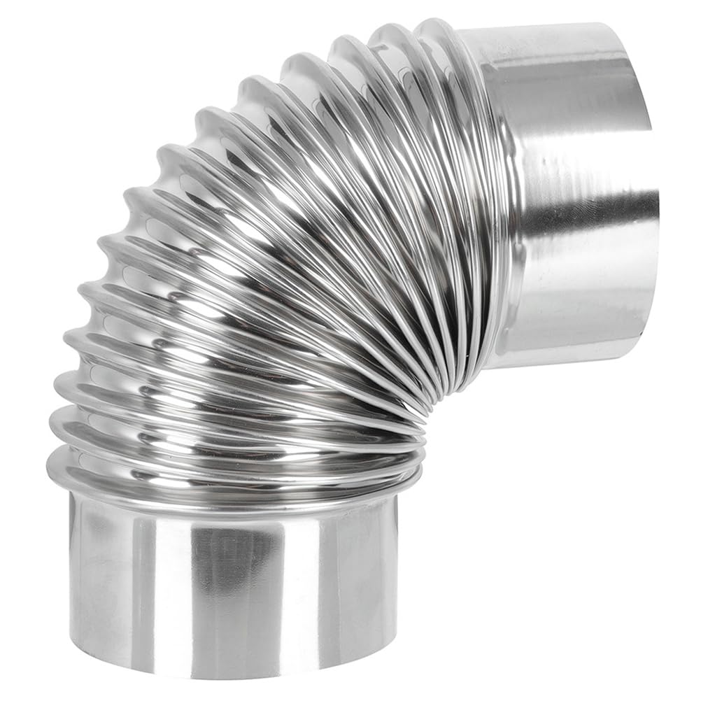 Amazon.com: 90 Degree Stove Pipe 3 Inch Stainless Steel Stove Pipe ...