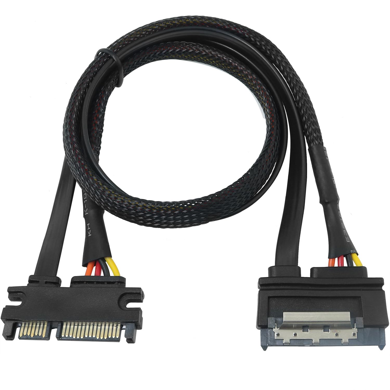 Amazon.com: LUORNG 22Pin SATA Power Extension Cable 50cm/19.69inch 22 ...