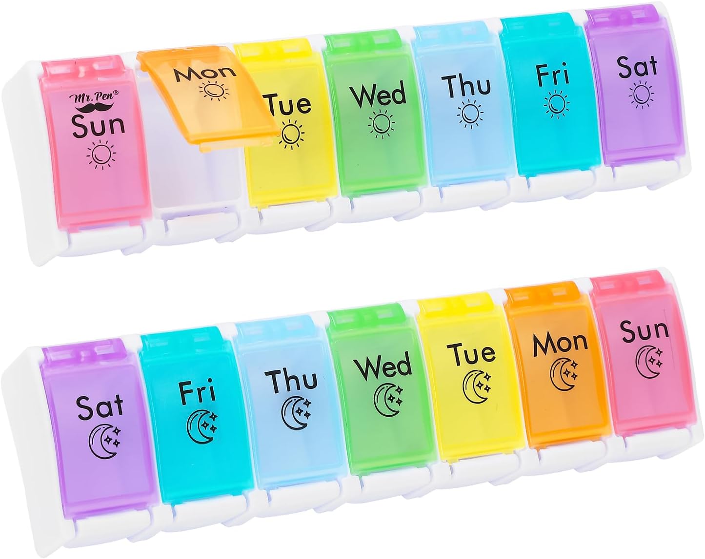 Amazon.com: Mr. Pen- Weekly Pill Organizer, 7 day pill organizer, 2 ...