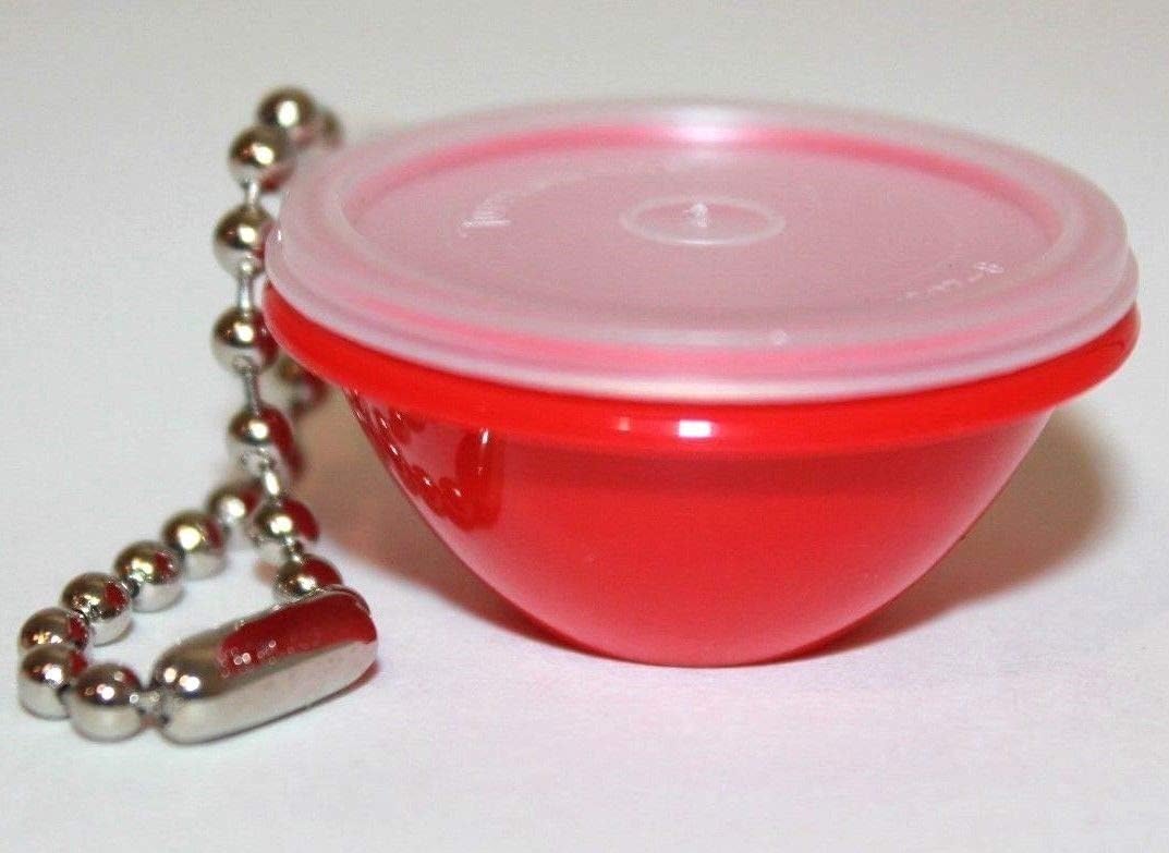 Amazon.com: Tupperware Keychain Mini Wonderlier Bowl Cherry Red : Home ...