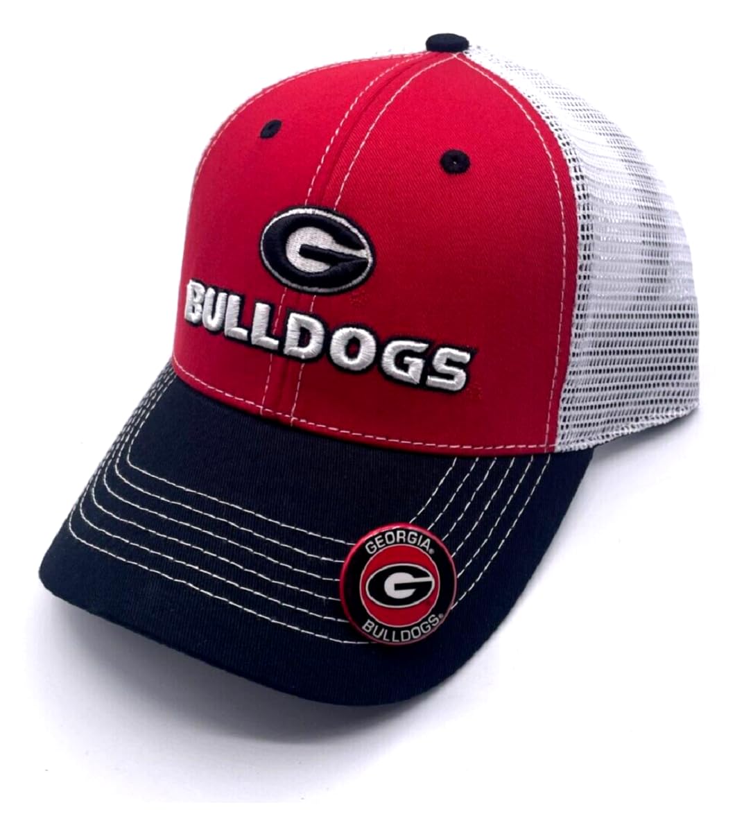 Amazon.com: Officially Licensed University Georgia Hat Adjustable Mesh ...