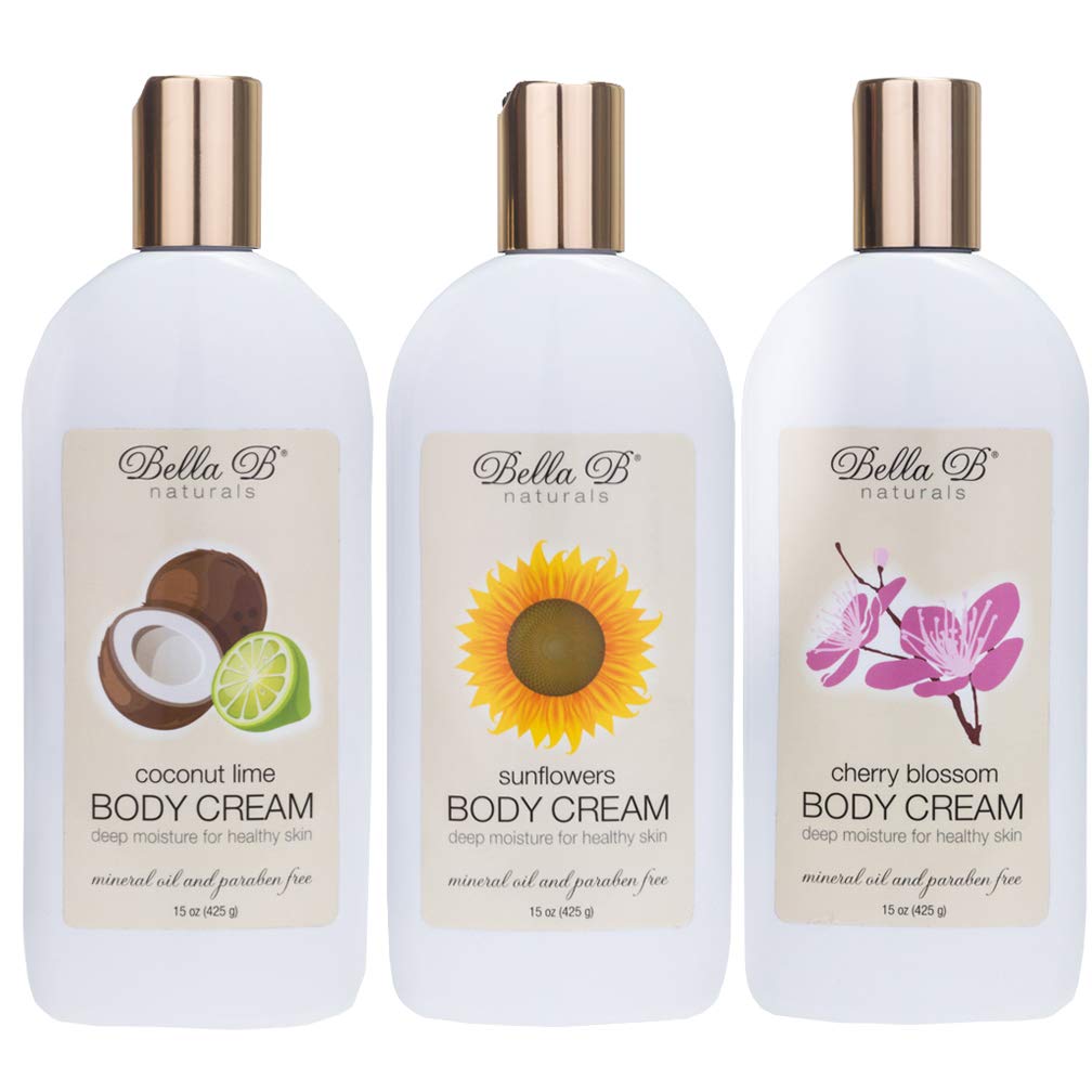 Amazon.com : Bella B Body Lotion 3 Pack - 15 oz Bottles - Natural Body ...